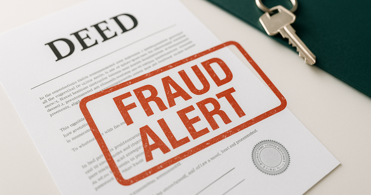 Deed Fraud Explained: Real Cases, Warning Signs & Prevention (2025 ...